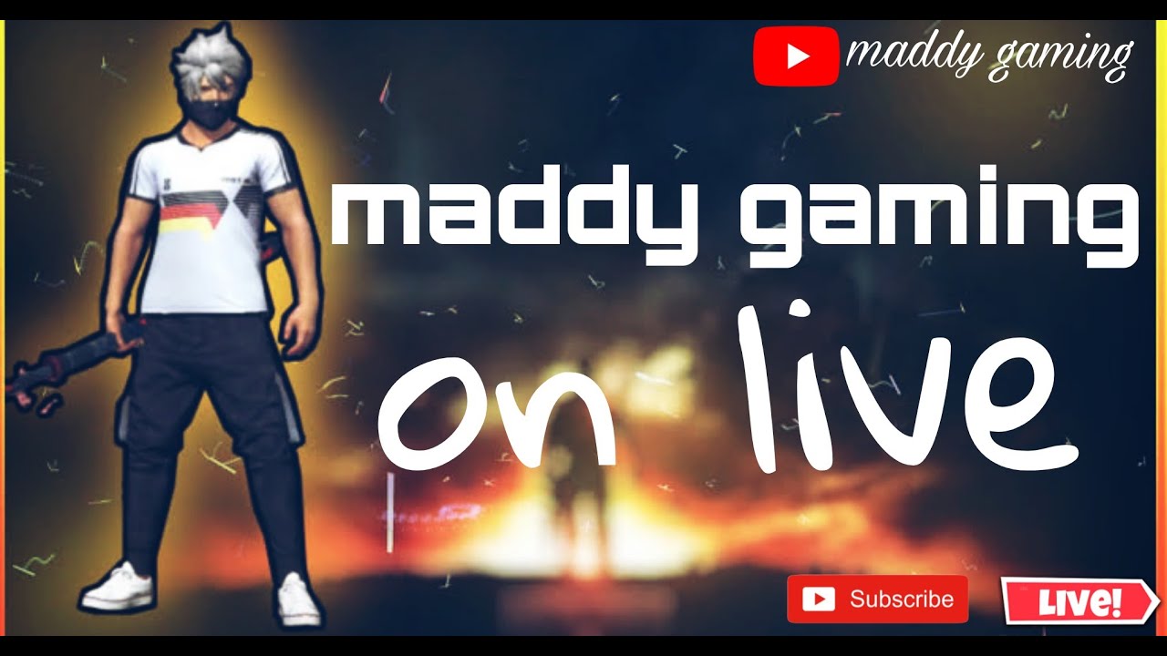 Maddy Gaming On Live 😝 Come And Support 💪 - YouTube