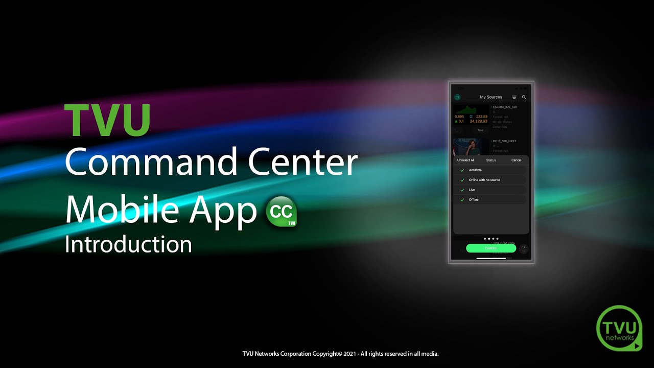 Pro Tips: Introduction To TVU Command Center App for iOS - YouTube