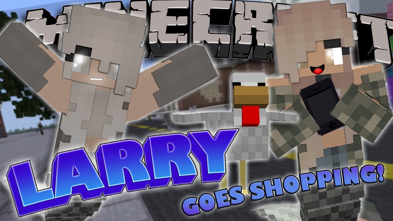 Minecraft Mermaid Roleplay - Larry goes Shopping - YouTube