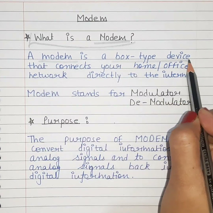 What is Modem? full Explanation | Computer Nerworking | #shorts #modem ...