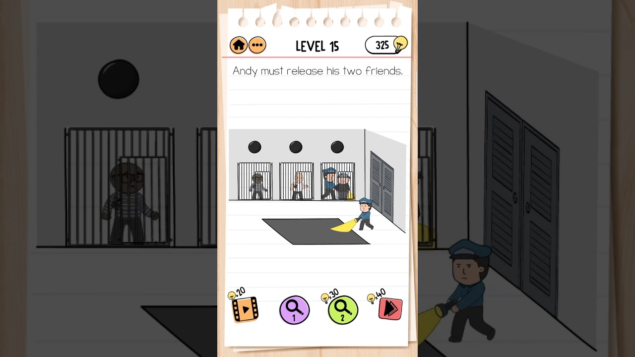 Brain Test 2 Prison Escape Level 15 - YouTube