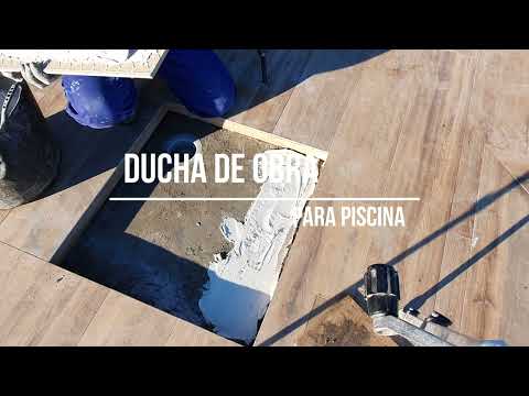 Hacer ducha para piscina