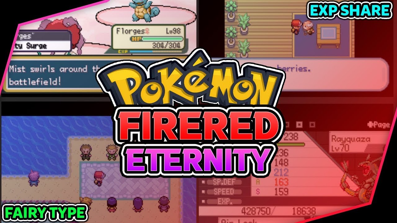 Updated Completed New Pokemon Game With Fairy Type, Exp Share, 9 ...