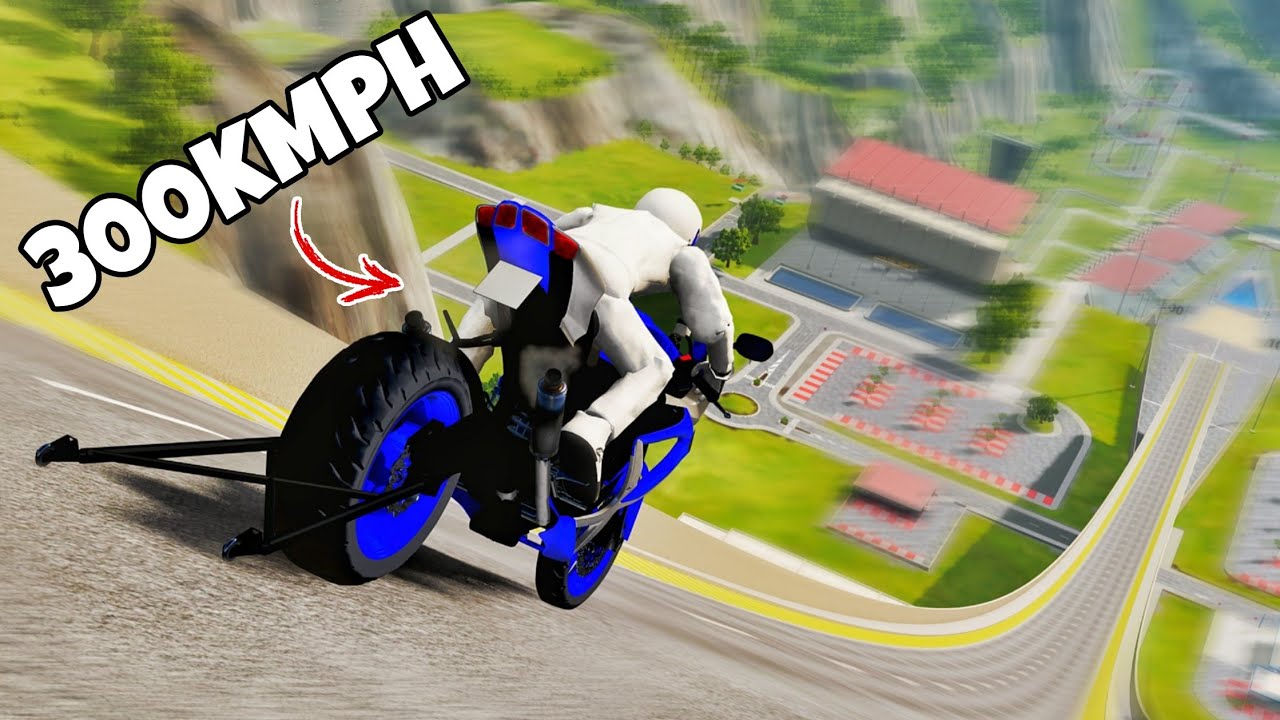 Big Ramp jump #4 - BeamNG Drive - YouTube