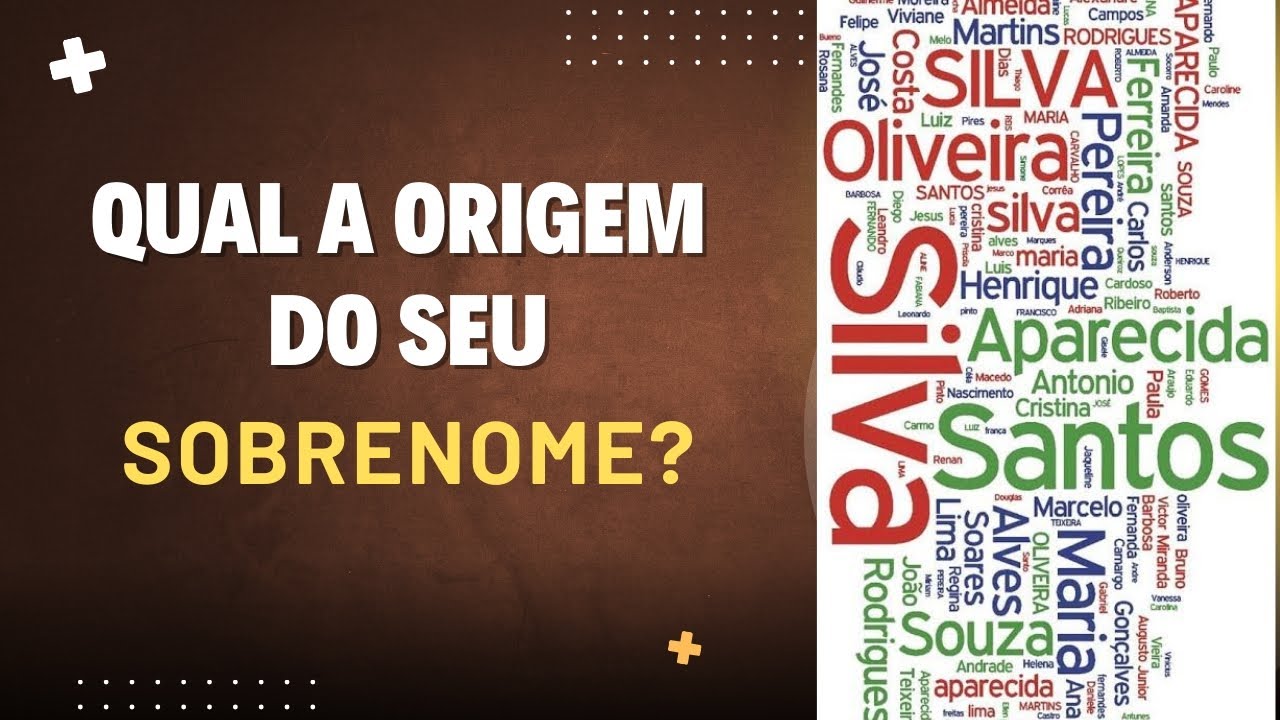 COMO DESCOBRIR A ORIGEM DO SEU SOBRENOME - YouTube