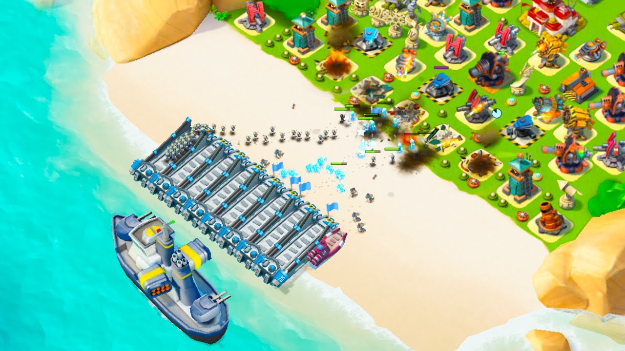The BEST mid-high attack combination in Boom Beach! - YouTube