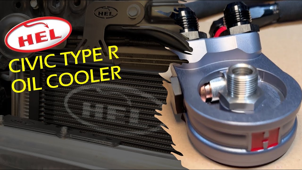 2023 Honda Civic Type R FL5 HEL Performance Oil Cooler - YouTube