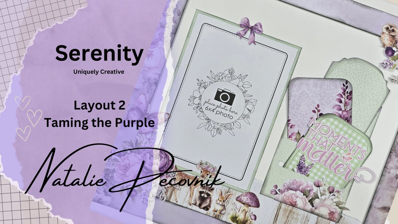 Serenity Layout 2- Using elements that are there and waiting to be used ...