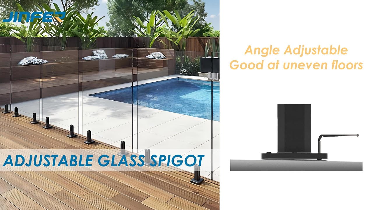 JINFER NEW ADJUSTABLE BLACK GLASS SPIGOT INSTALLATION VIDEO - TOP MOUNT ...