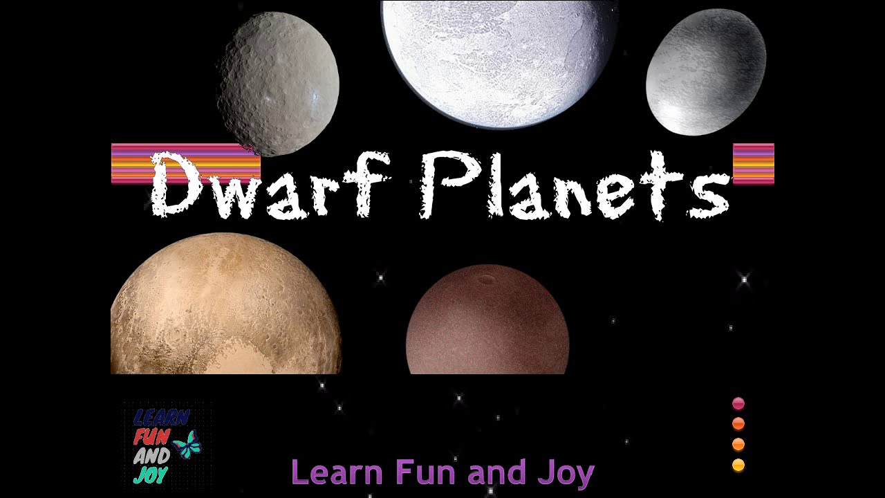Dwarf Planets of Solar system for Kids, Toddler, Pre-Schoolers and ...