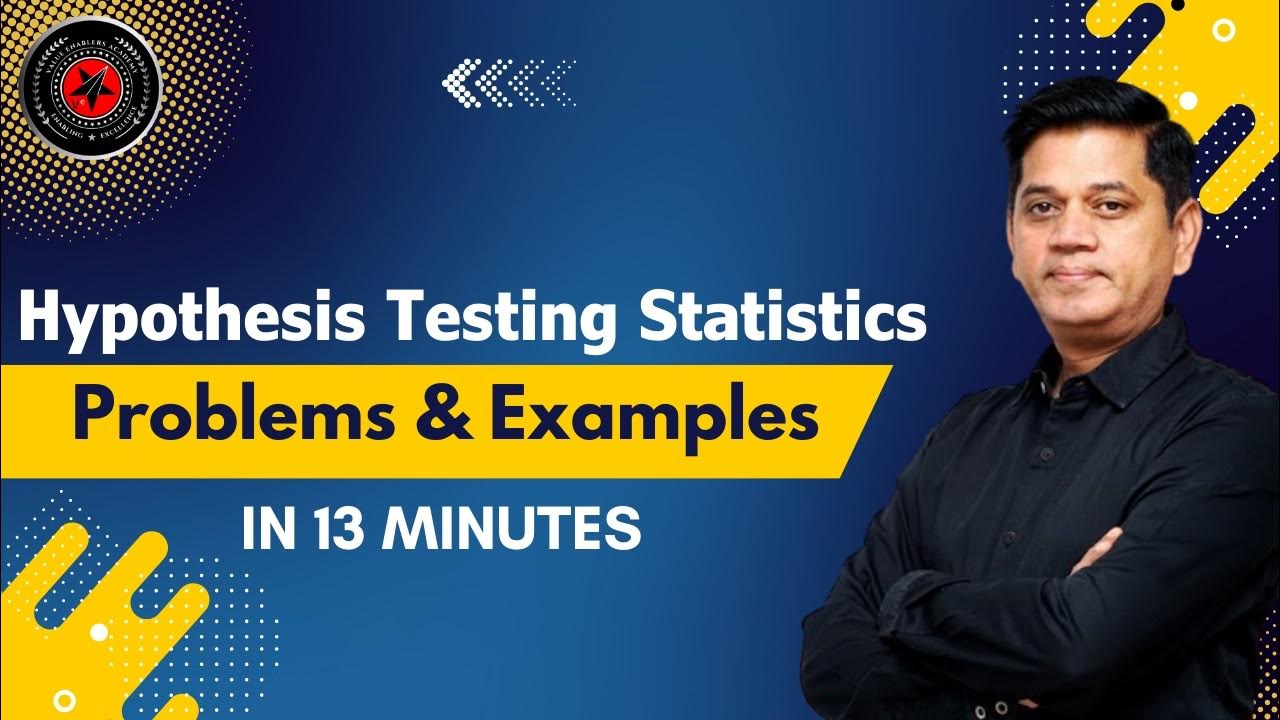 Hypothesis Testing Statistics Problems & Examples In 13 minutes - YouTube
