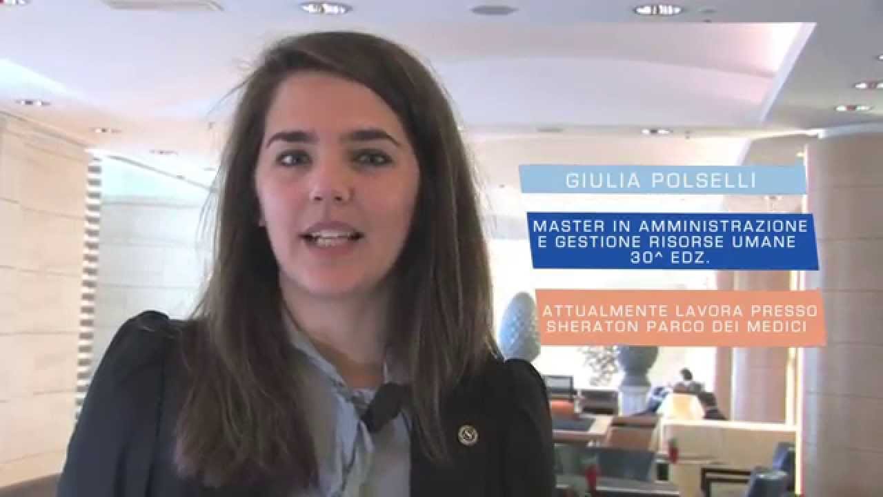 Intervista Giulia Polselli - Master Risorse Umane 30^ edizione - YouTube