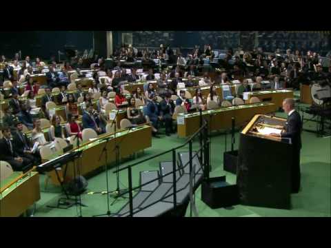 UNIS graduation ceremony 2016 in the United Nations General Assembly ...