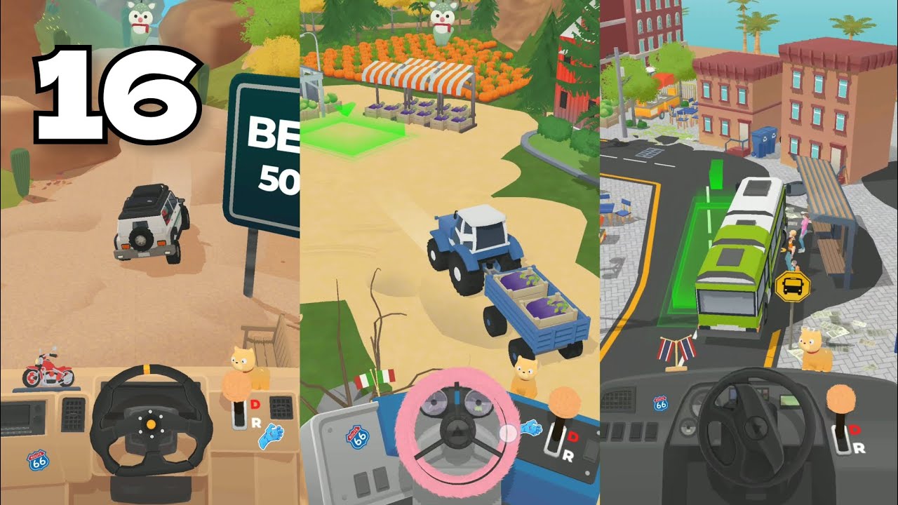 Vehicle Master - Gameplay Walkthrough Part 16 - Tutorial Driving Truck ...