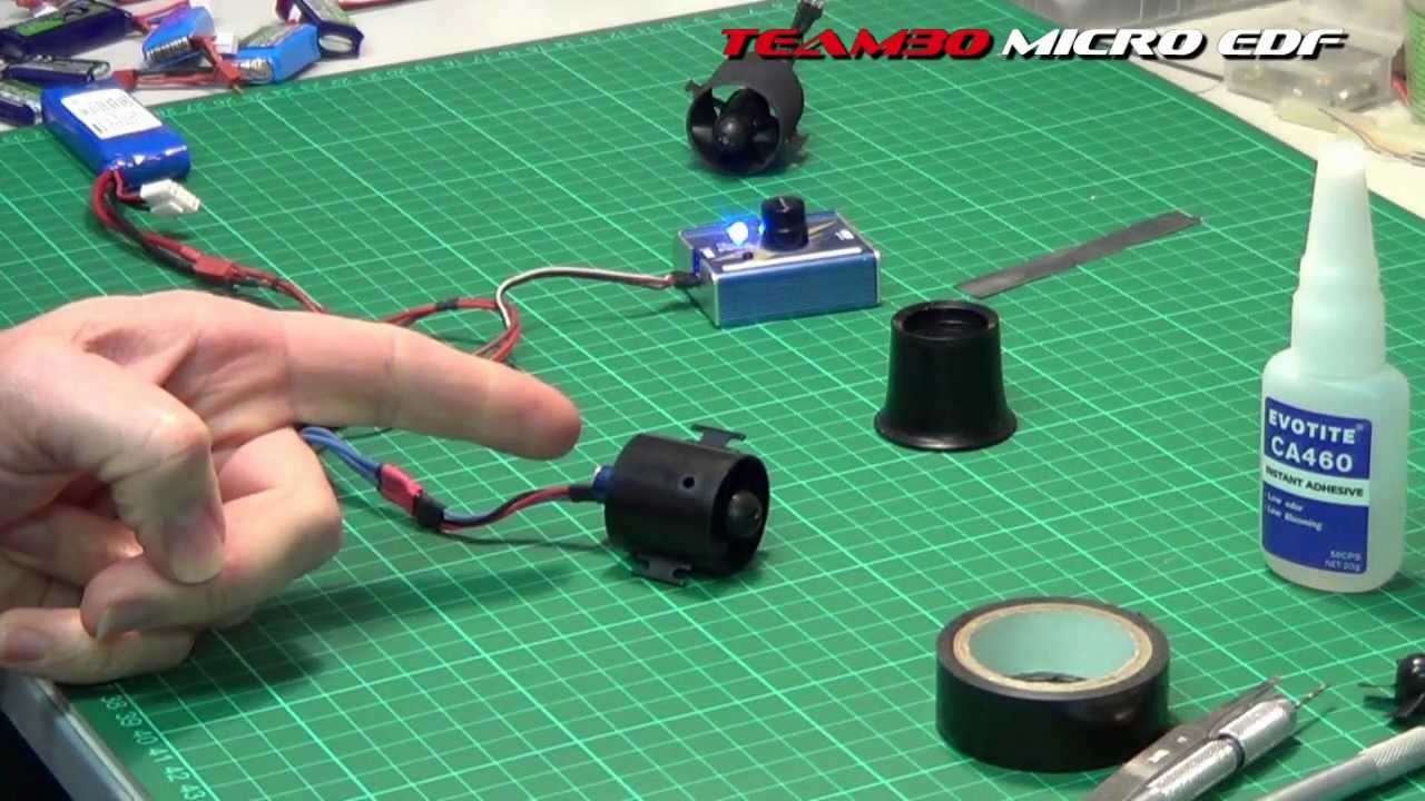 How to balance a micro EDF! - YouTube