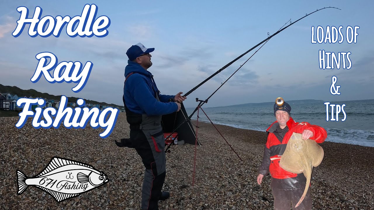 UK Sea Fishing - Ray Fishing at Hordle - Loads of Tips & Tactics. - YouTube