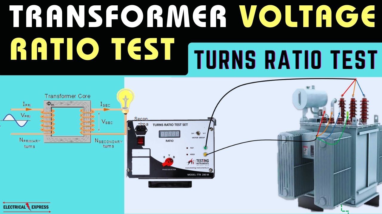Transformer Voltage Ratio Test| Turns Ratio Test of Transformer| TRM ...