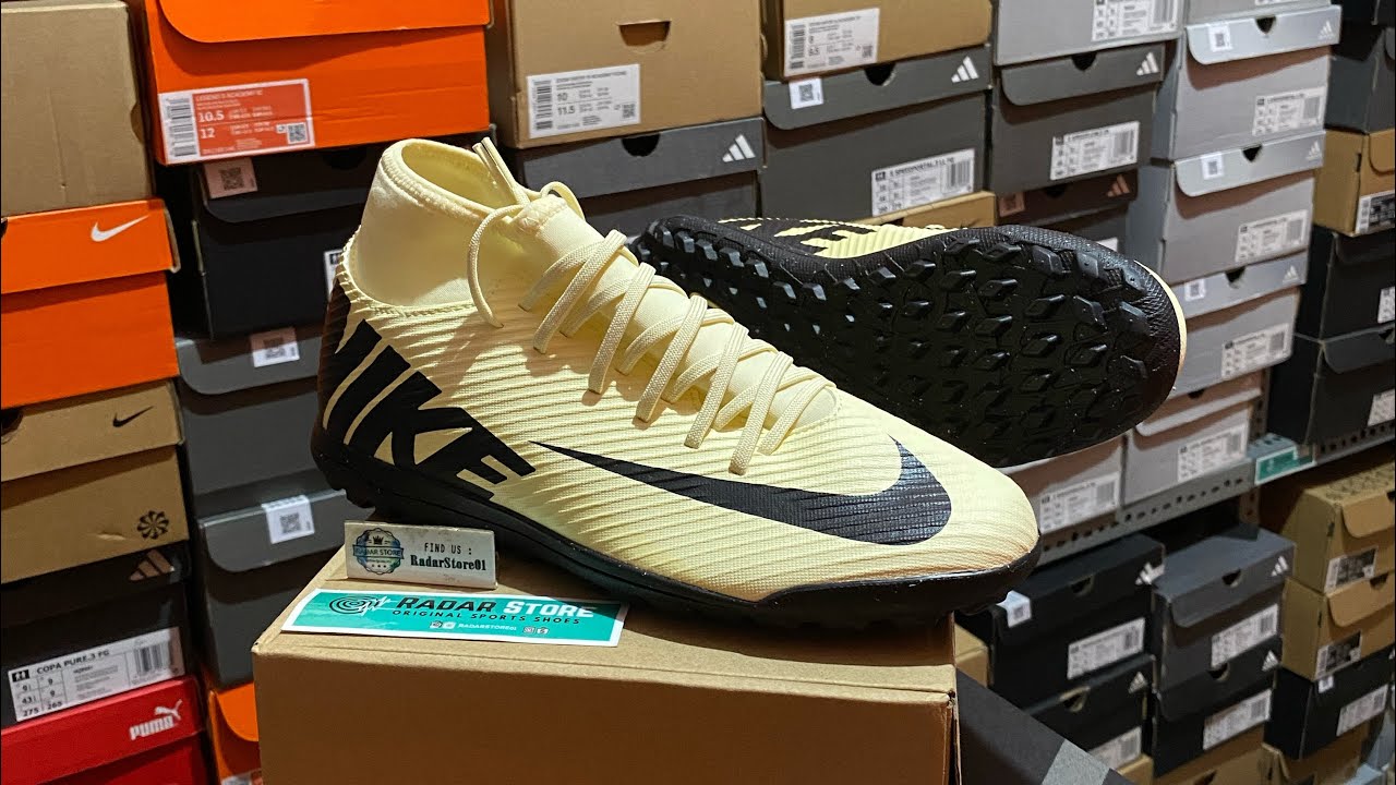 Sepatu Futsal Nike Superfly 9 Club TF Lemonade Black DJ5965-700 ...