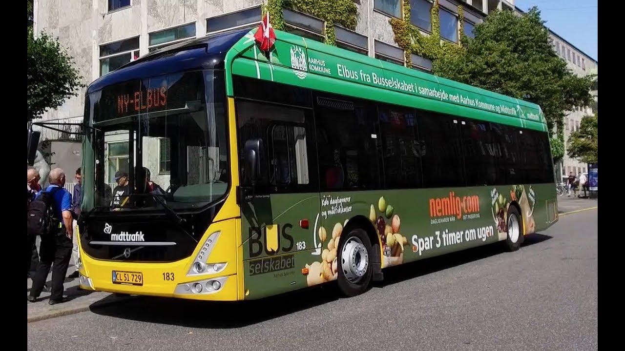4 nye elbusser kører nu i Aarhus - YouTube