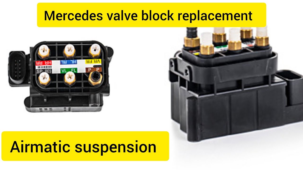 Mercedes valve block replace - YouTube