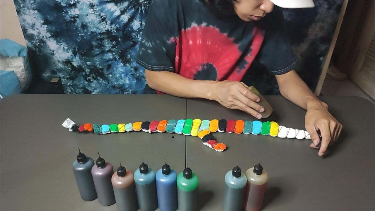 V-PATTERN STRIPES Tie Dye Tutorial | MEO FAUSTINO - YouTube