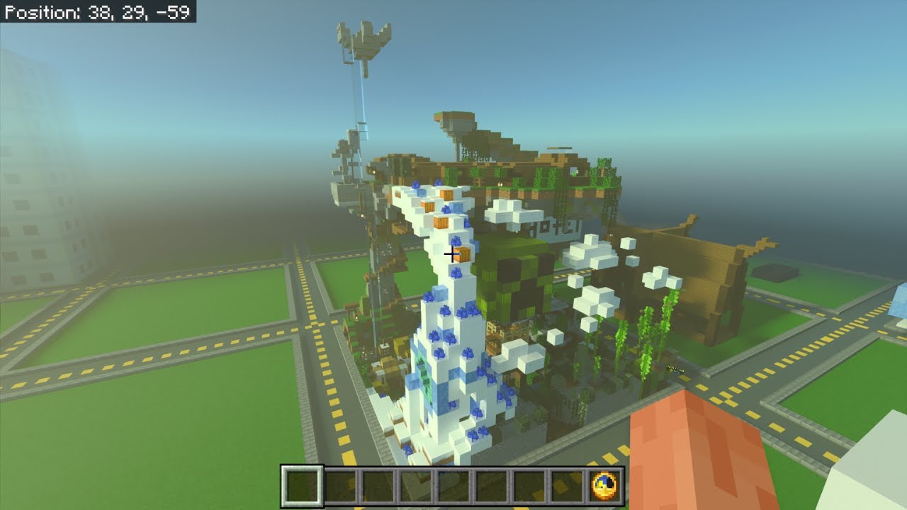 Minecraft bedrock lifeboat server creative mode plots VOD - YouTube