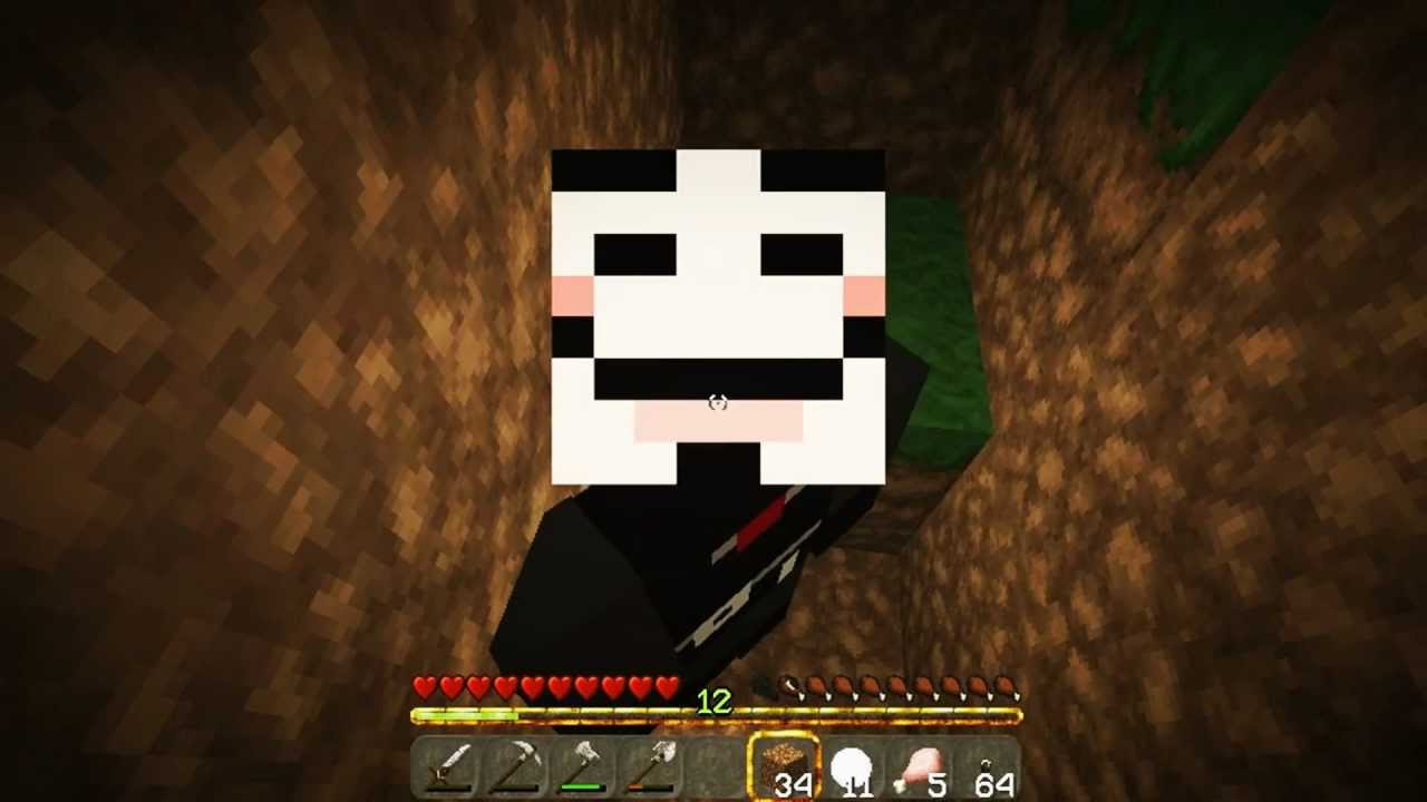 Anonymous Plays Minecraft: Ep. 2 - Hi Enderman - YouTube