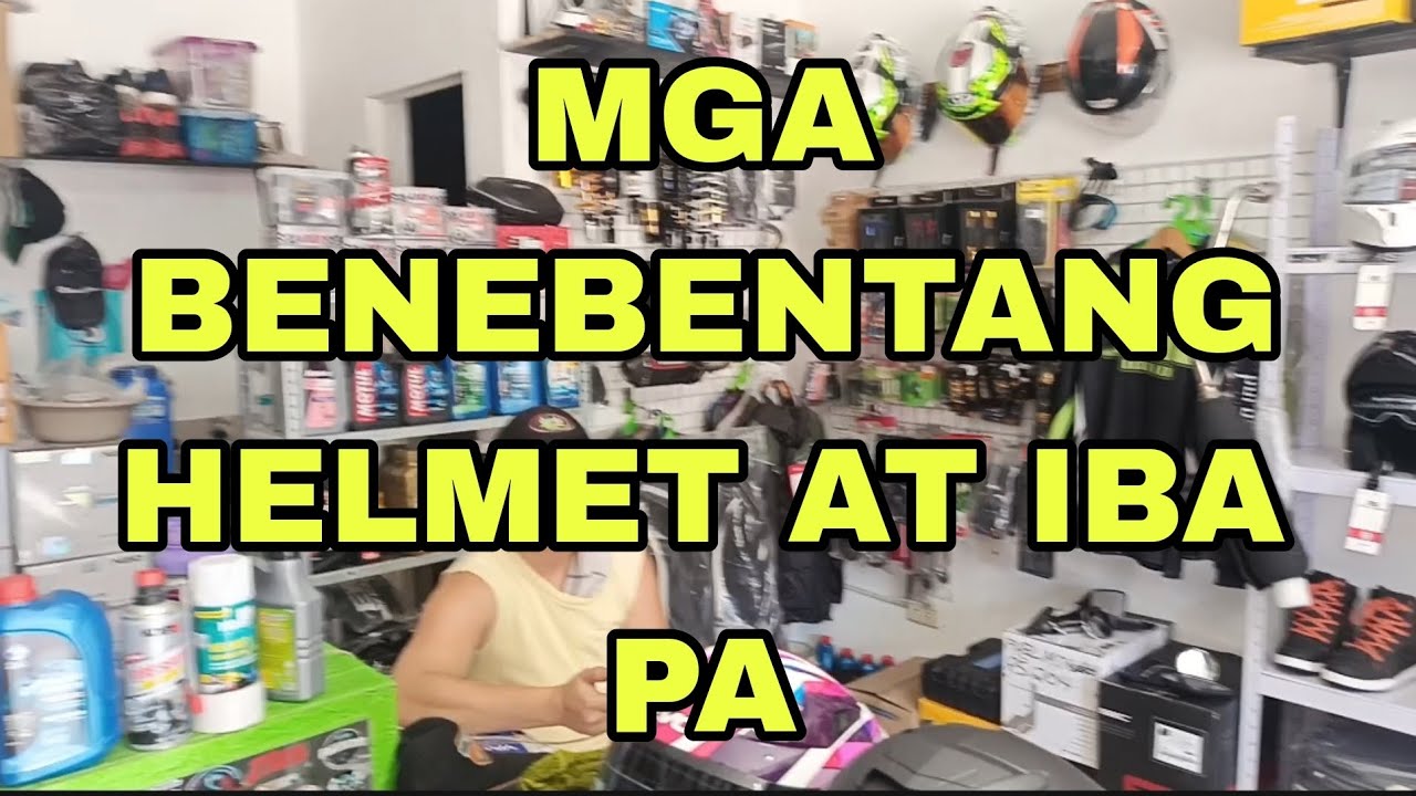 MGA BENEBENTANG HELMET AT IBA PA DITO SA ANABU 2-F GOLDEN CITY DASMA ...