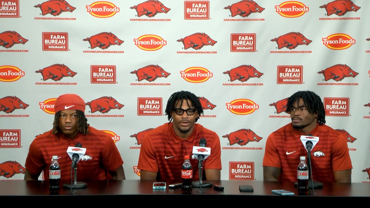 TJ Metcalf, Jayden Johnson, and Doneiko Slaughter discuss fall camp (8 ...