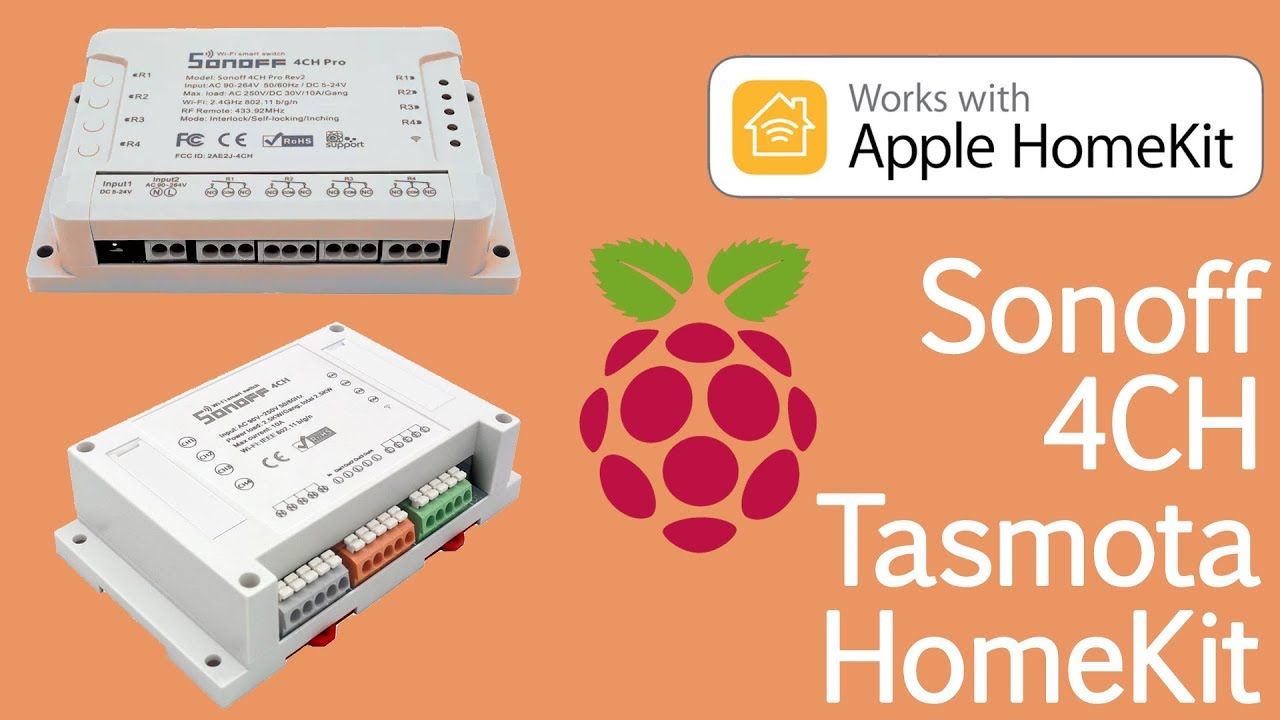 TUTORIAL: Sonoff 4CH (4CH Pro) with Apple HomeKit - YouTube