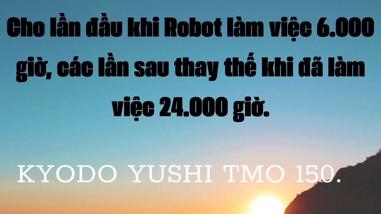 KYODO YUSHI TMO 150 DẦU CHO ROBOT - YouTube