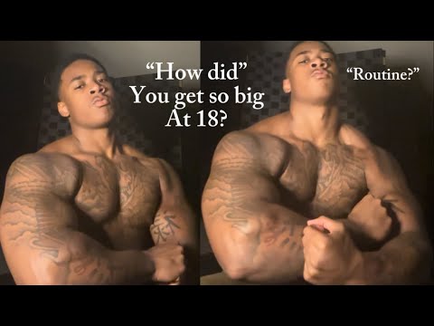 Natural 18 Year Old Bodybuilder Shows You How To Grow Your Shoulders ...