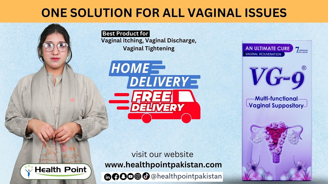 VG-9 Capsules | Product for Female Issues | Healthpoint Pakistan - YouTube