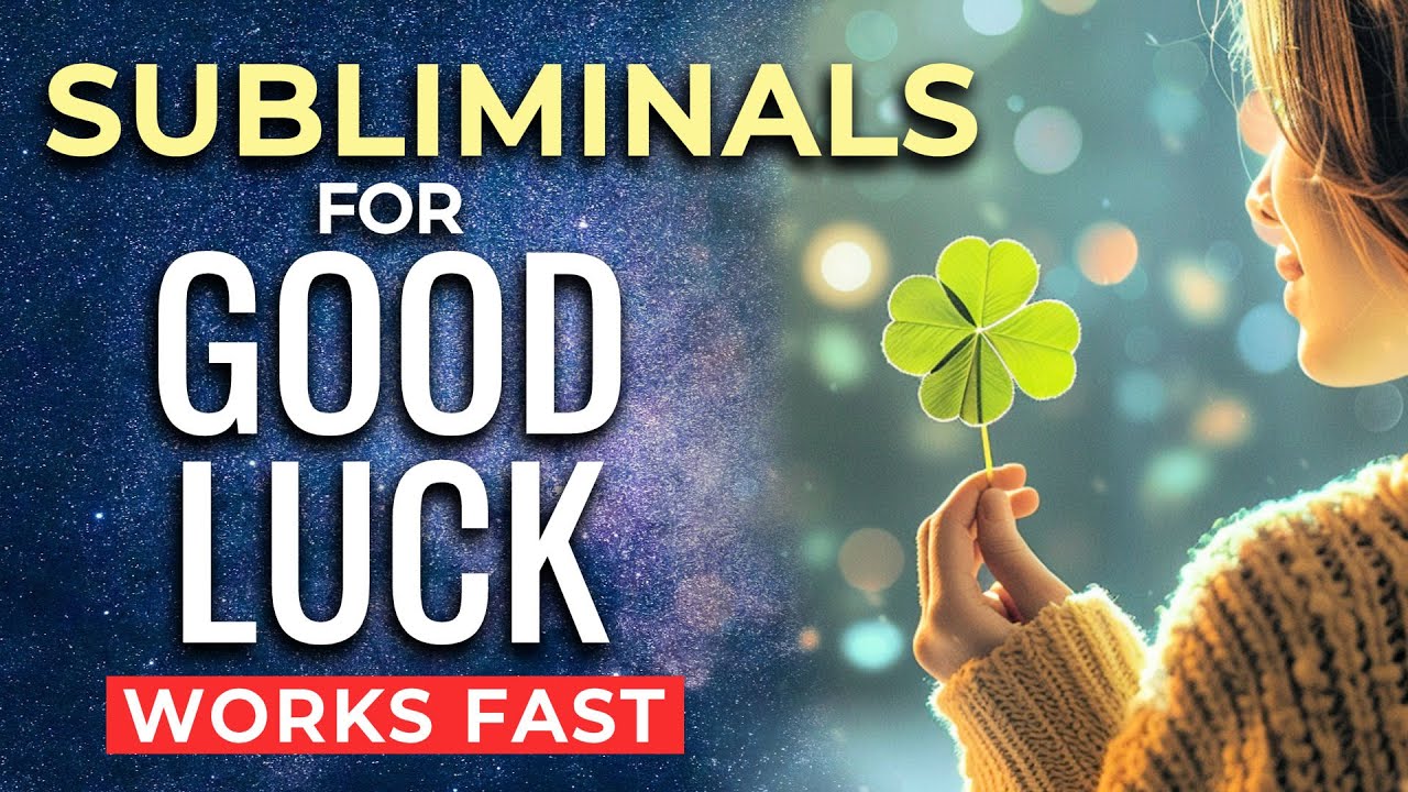 SUBLIMINAL Affirmations for GOOD LUCK ★ Subliminals to Program Your ...