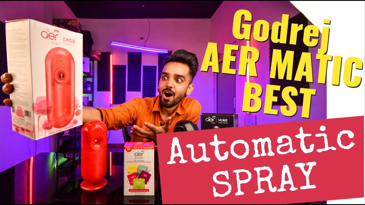 Godrej aer matic automatic air freshener kit | How to Install ...