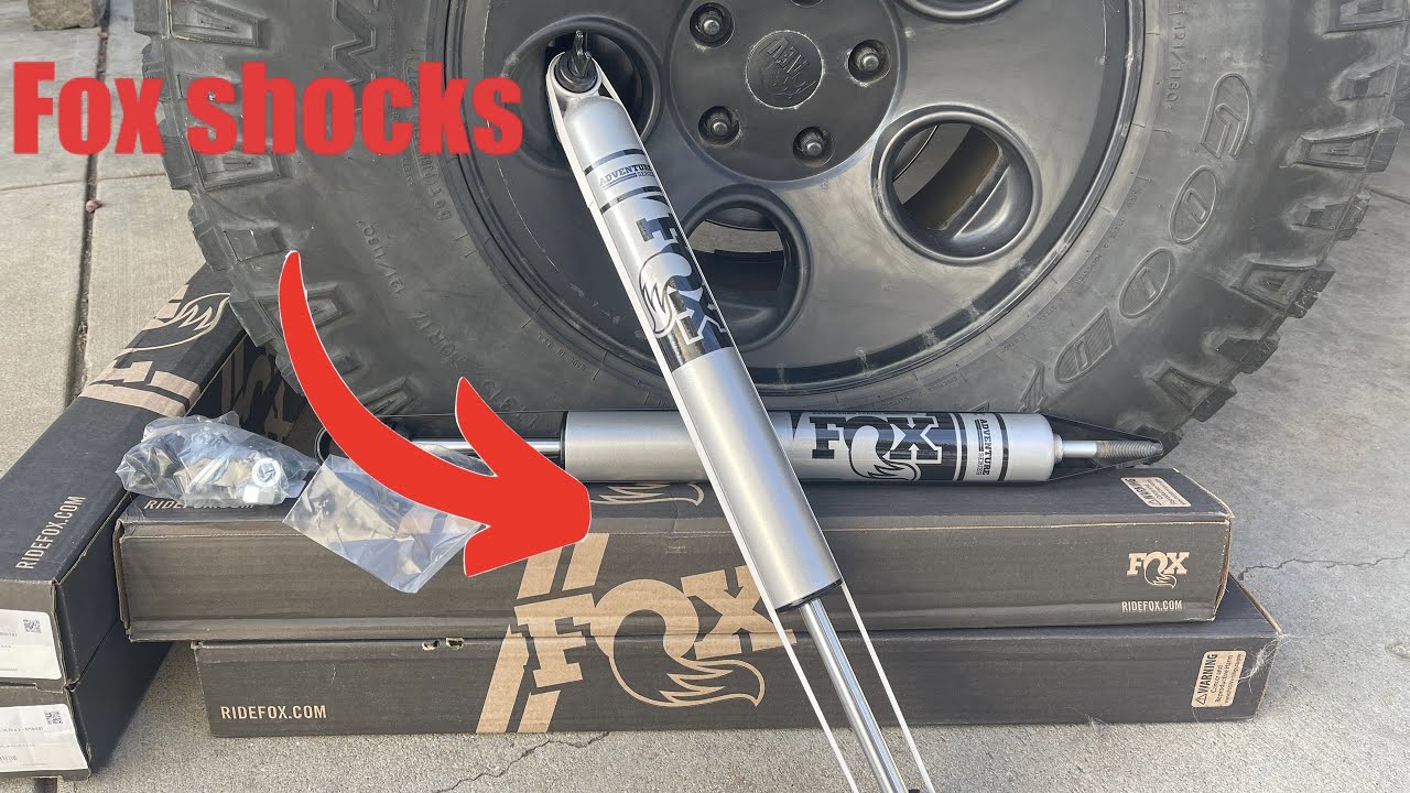 Putting fox shocks on our jeep wrangler - YouTube