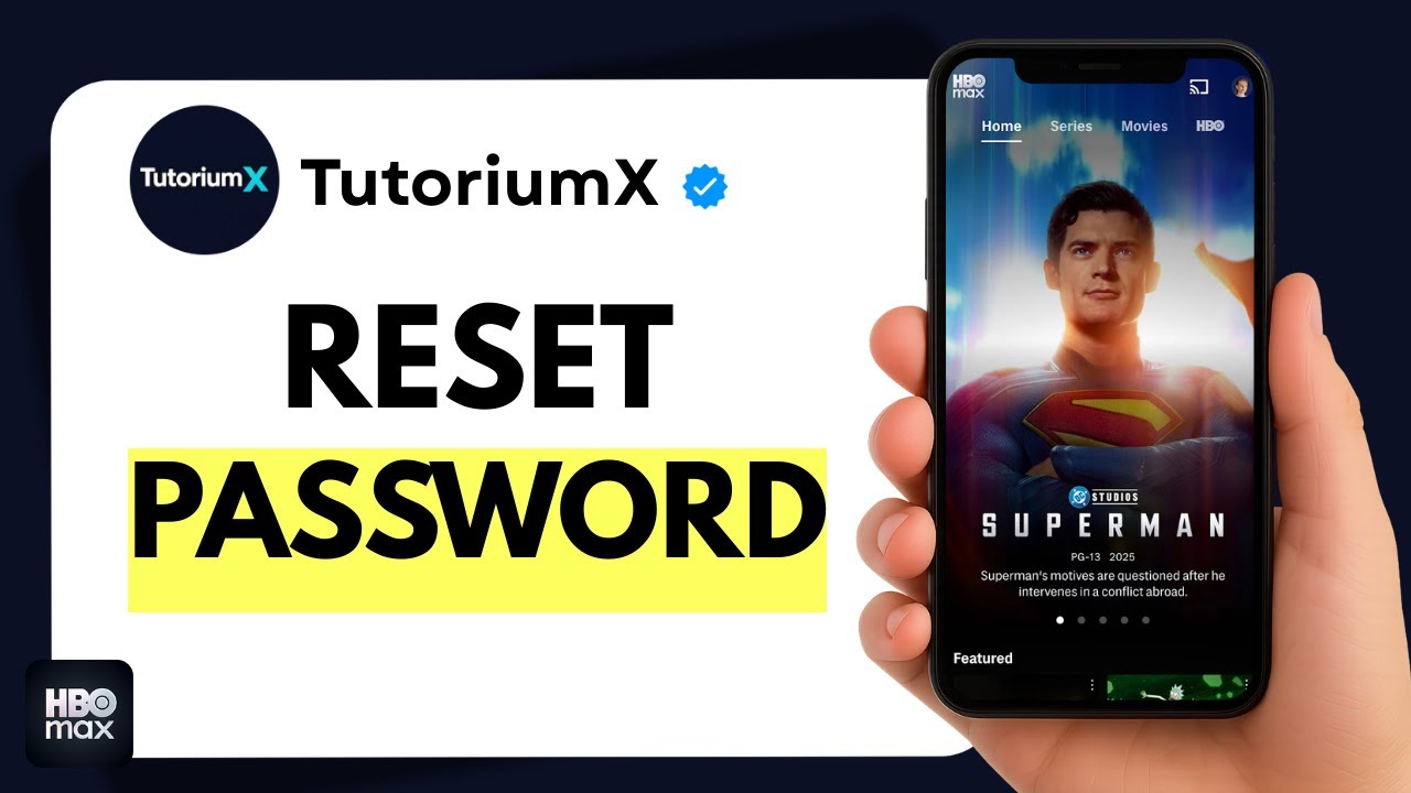 How to Reset HBO Max Password on Mobile - YouTube