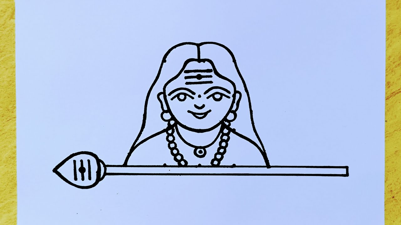 How to draw a Lord Murugan from 3×4 dots easy // Easy Lord Subramanya ...