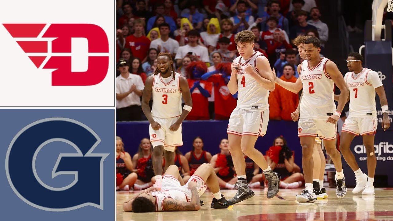 Georgetown vs Dayton FULL GAME Highlights | College basketball 2025 ...