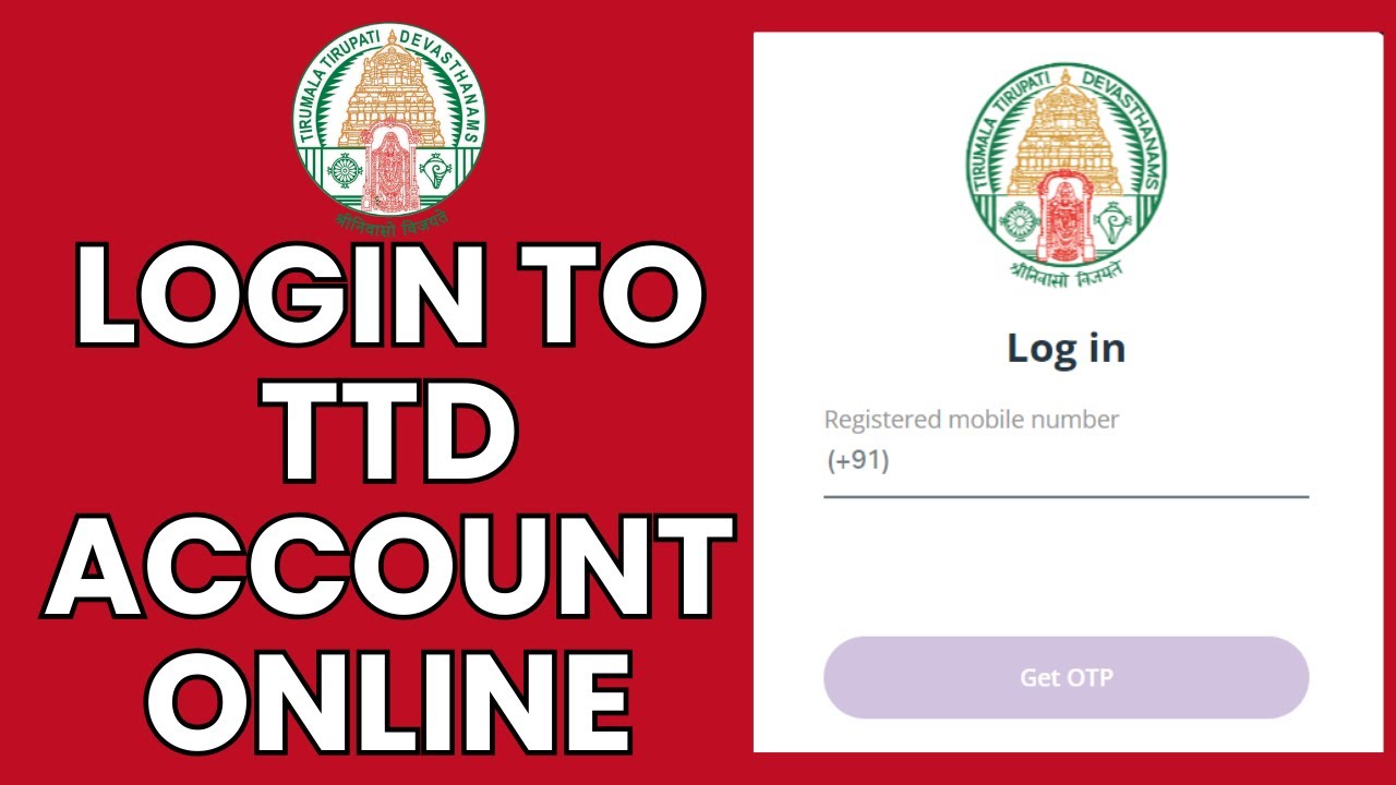 TTD Account Sign In: How to Login to Your TTD Account Online? - YouTube