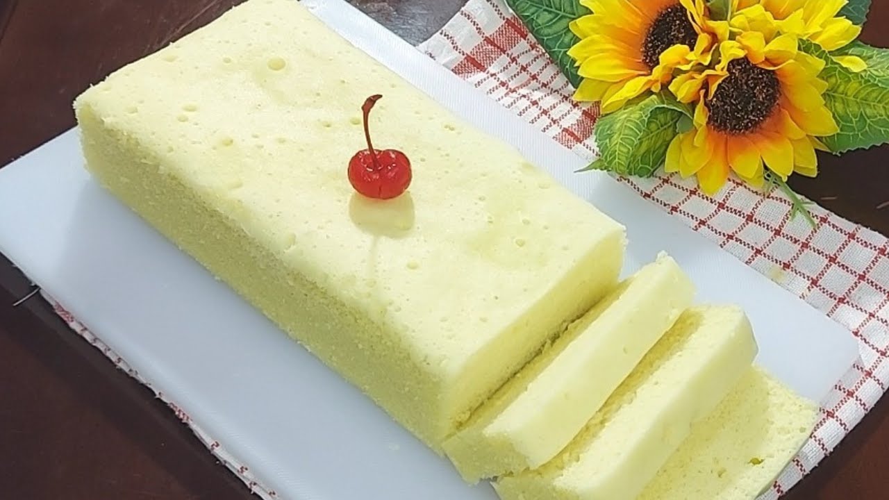 #16 Kue Bolu Susu Kukus 2 Telur | 2 Eggs Milk Steam Cake - YouTube