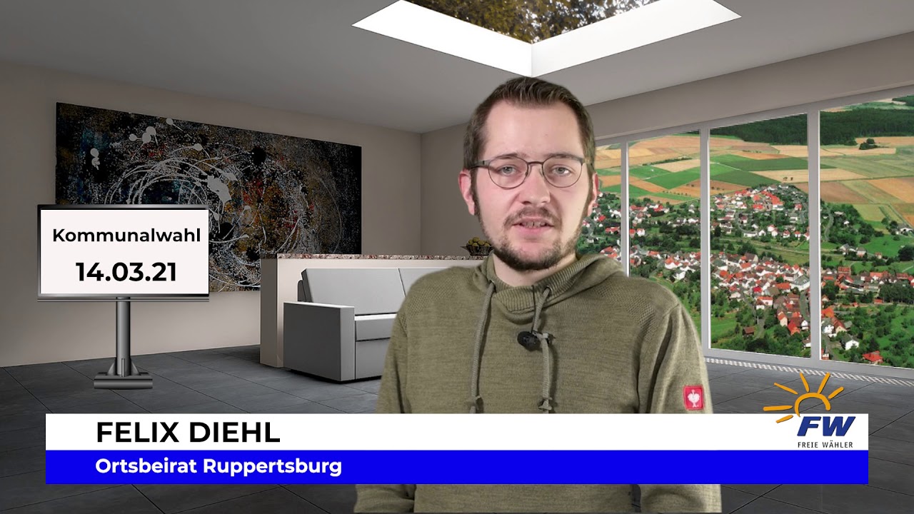 FREIE WÄHLER LAUBACH - Felix Diehl - YouTube