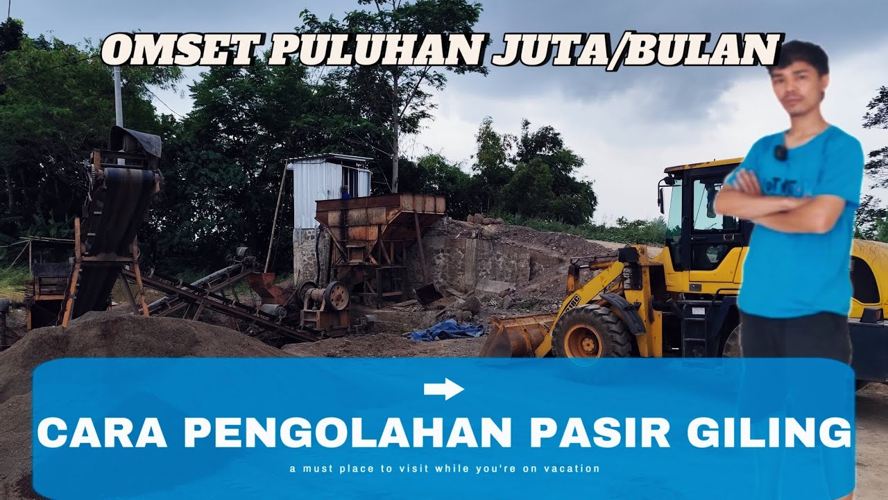 TERNYATA SEPERTI INI😱 Proses Penggilingan Pasir & Batu - YouTube