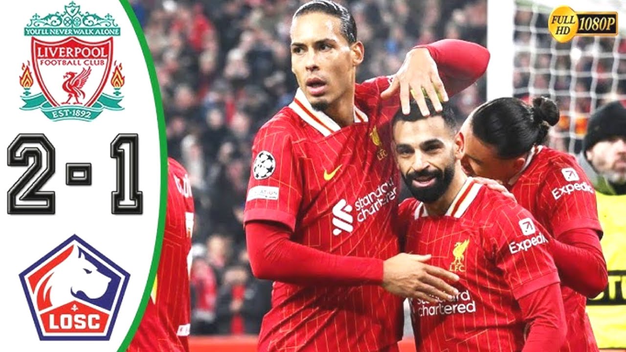Liverpool vs LOSC Lille 2-1 Highlights & All Goals 2025 HD - YouTube