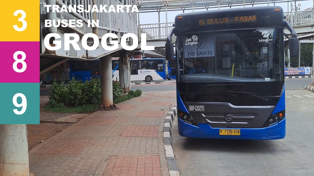 Transjakarta Buses in Grogol 1 & 2 | They're rebuilding this whole ...