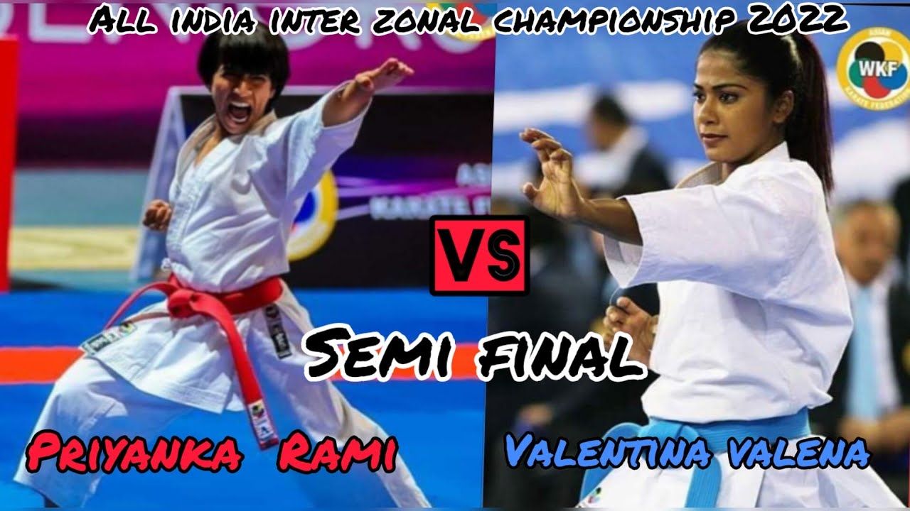 Valentina valena vs Priyanka eami semi final match in all india inter zonal championship 2022 ...