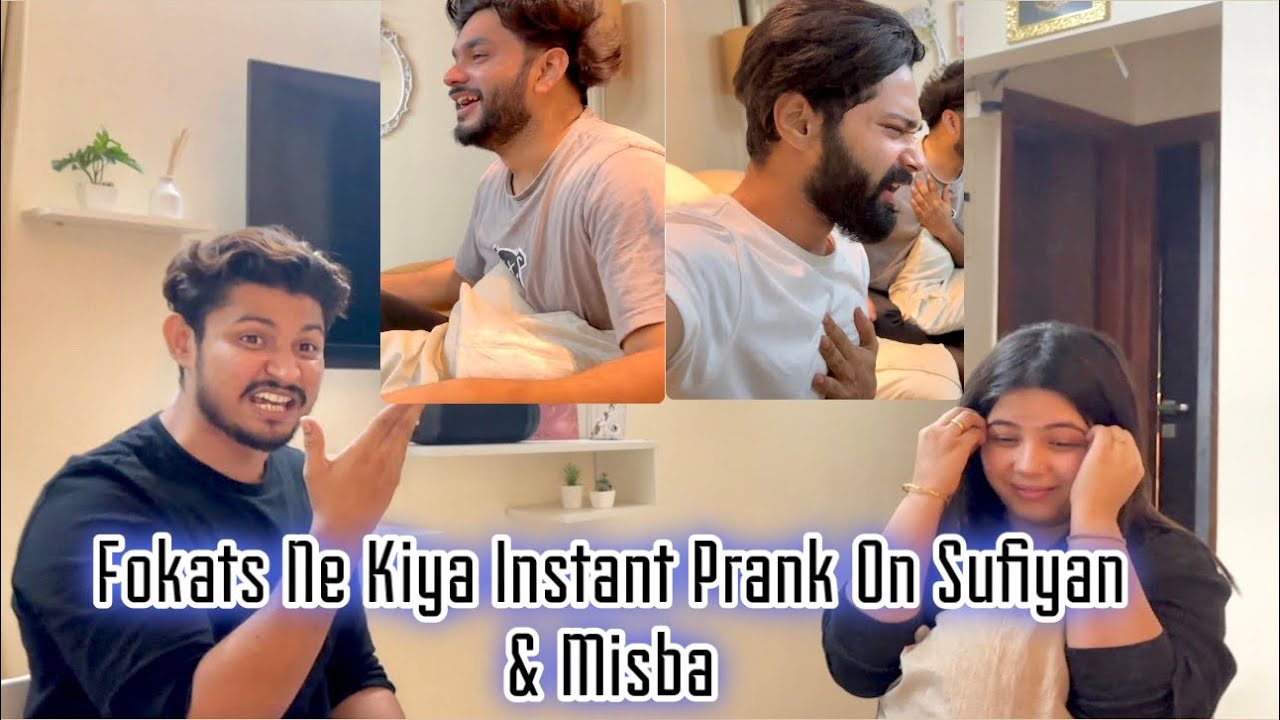 Zeeshan ne Instant Prank kiya Sufiyan & Misba pr 😂| Khana Mangao ...