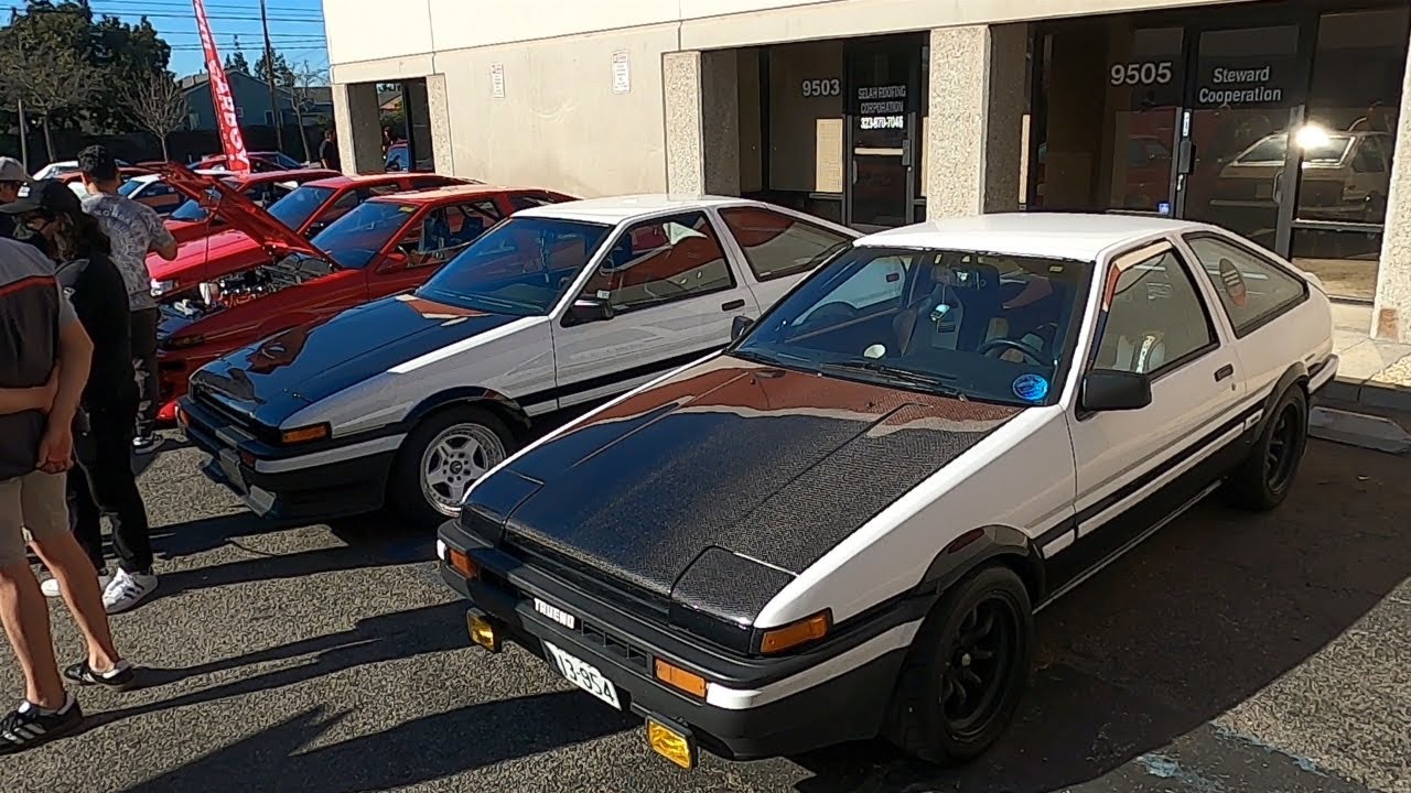 AE86's at JDM Carboy - YouTube