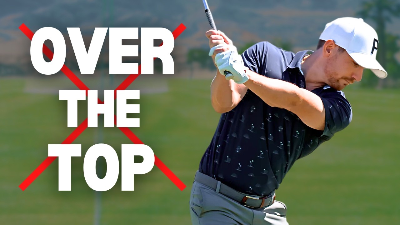 How To Fix Your OVER THE TOP Golf Swing - YouTube