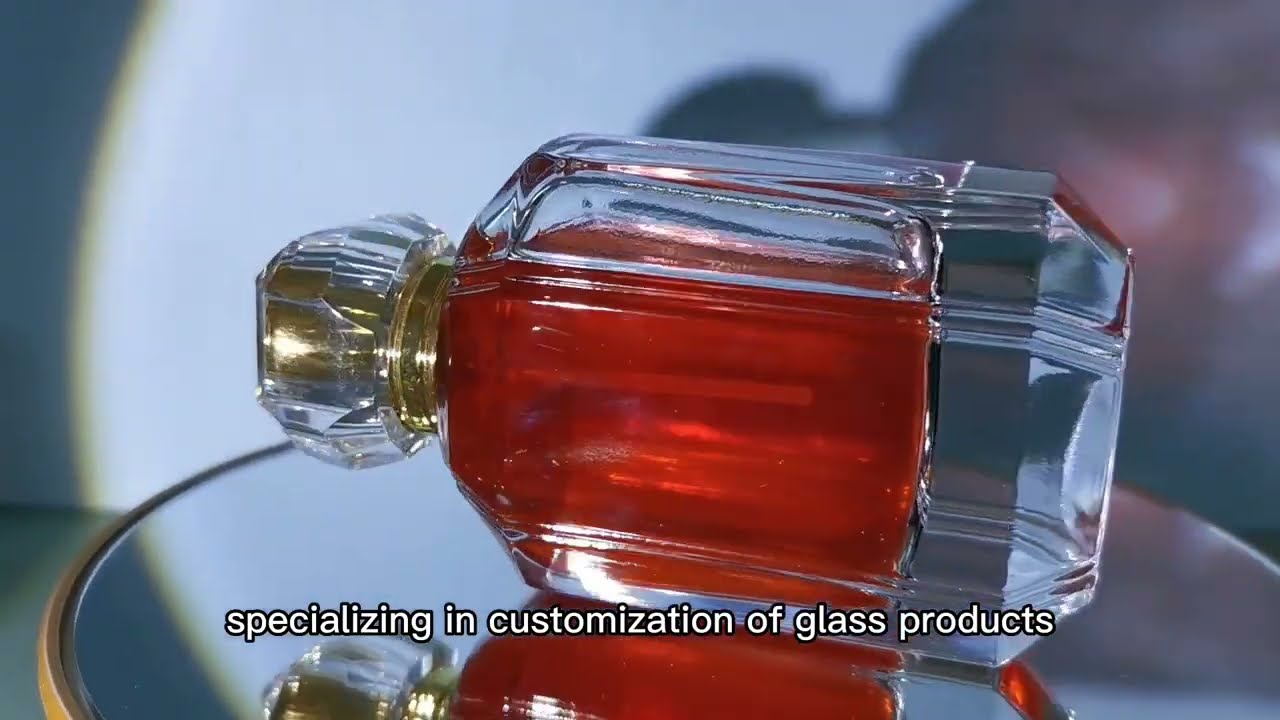 Beautiful Bottle Perfume- Diamond shaped glass bottle - YouTube